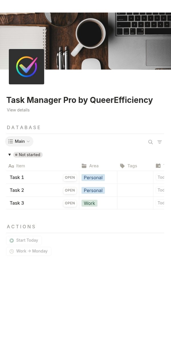 TaskManager Pro - QueerEfficiency